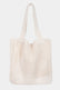 Ivory Grid Pattern Knitted Tote Bag – Terra Cottage