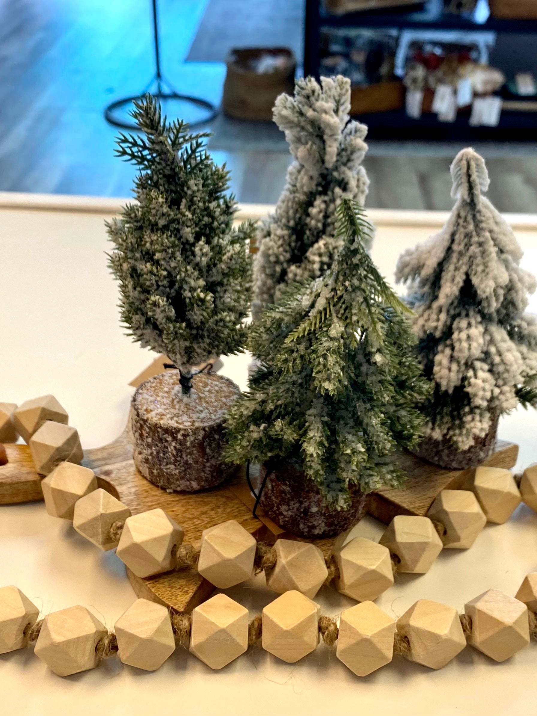 Wood Slice Trees – Terra Cottage